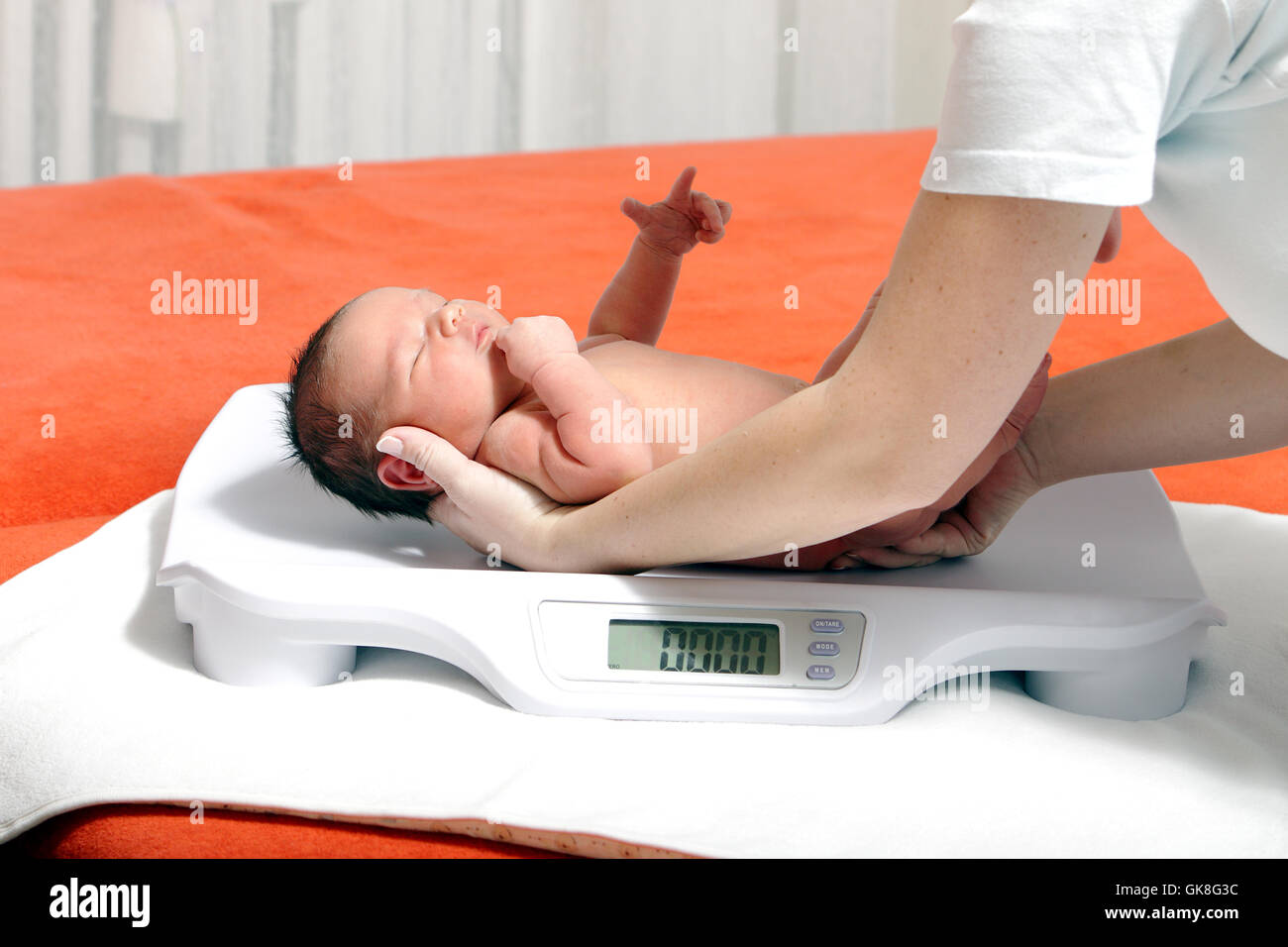 baby weigh weight Stock Photo - Alamy