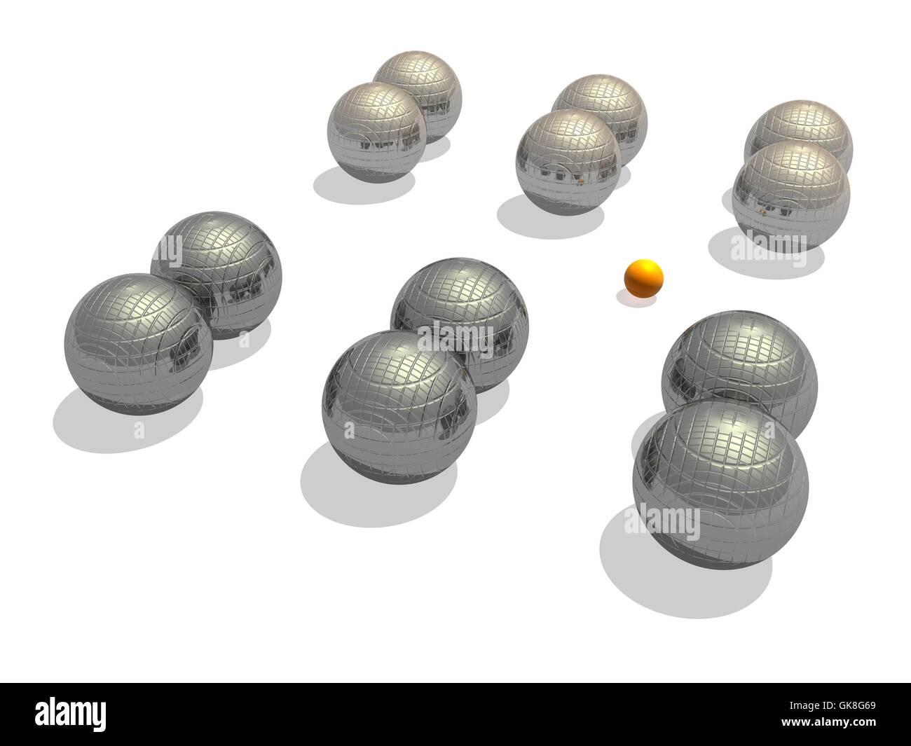 Petanque game Cut Out Stock Images & Pictures - Alamy