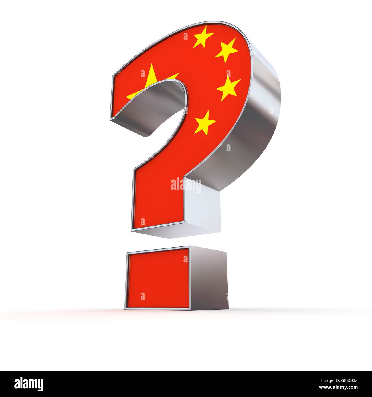 China Question Mark Stock Photo - Alamy