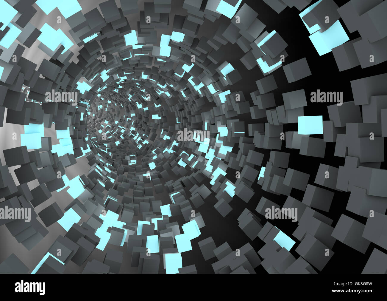 blue object art Stock Photo - Alamy