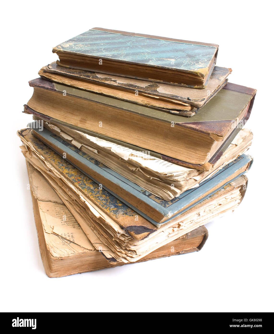 An old book with a crumpled sheet Stock Photo - Alamy