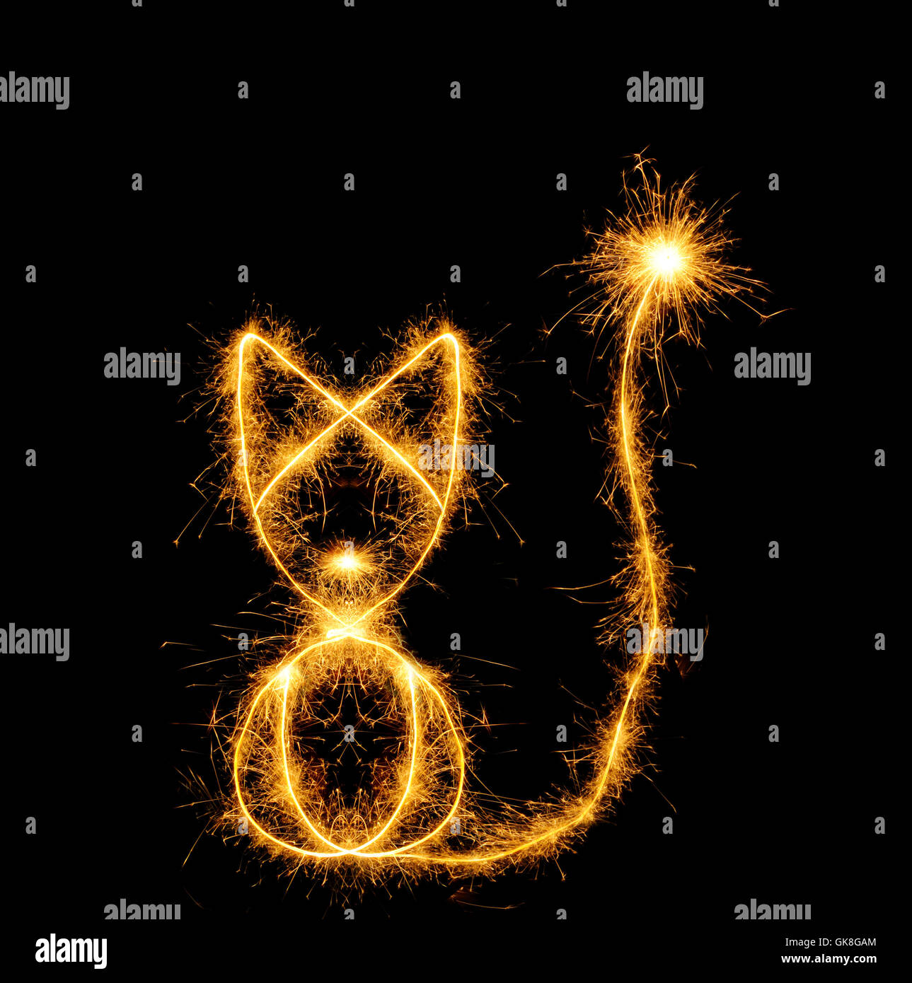 Cat sparks hi-res stock photography and images - Alamy