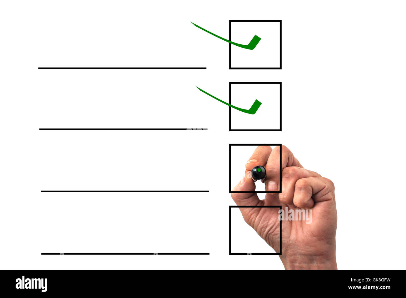 Check listing Cut Out Stock Images & Pictures - Alamy