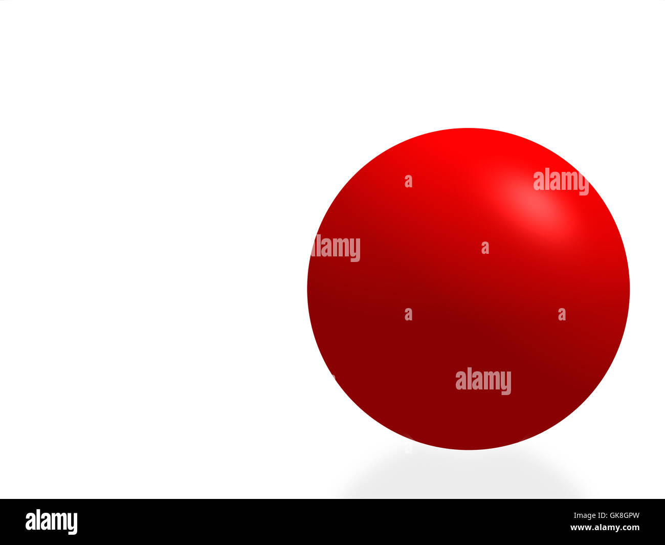 red isolated sphere Stock Photo - Alamy