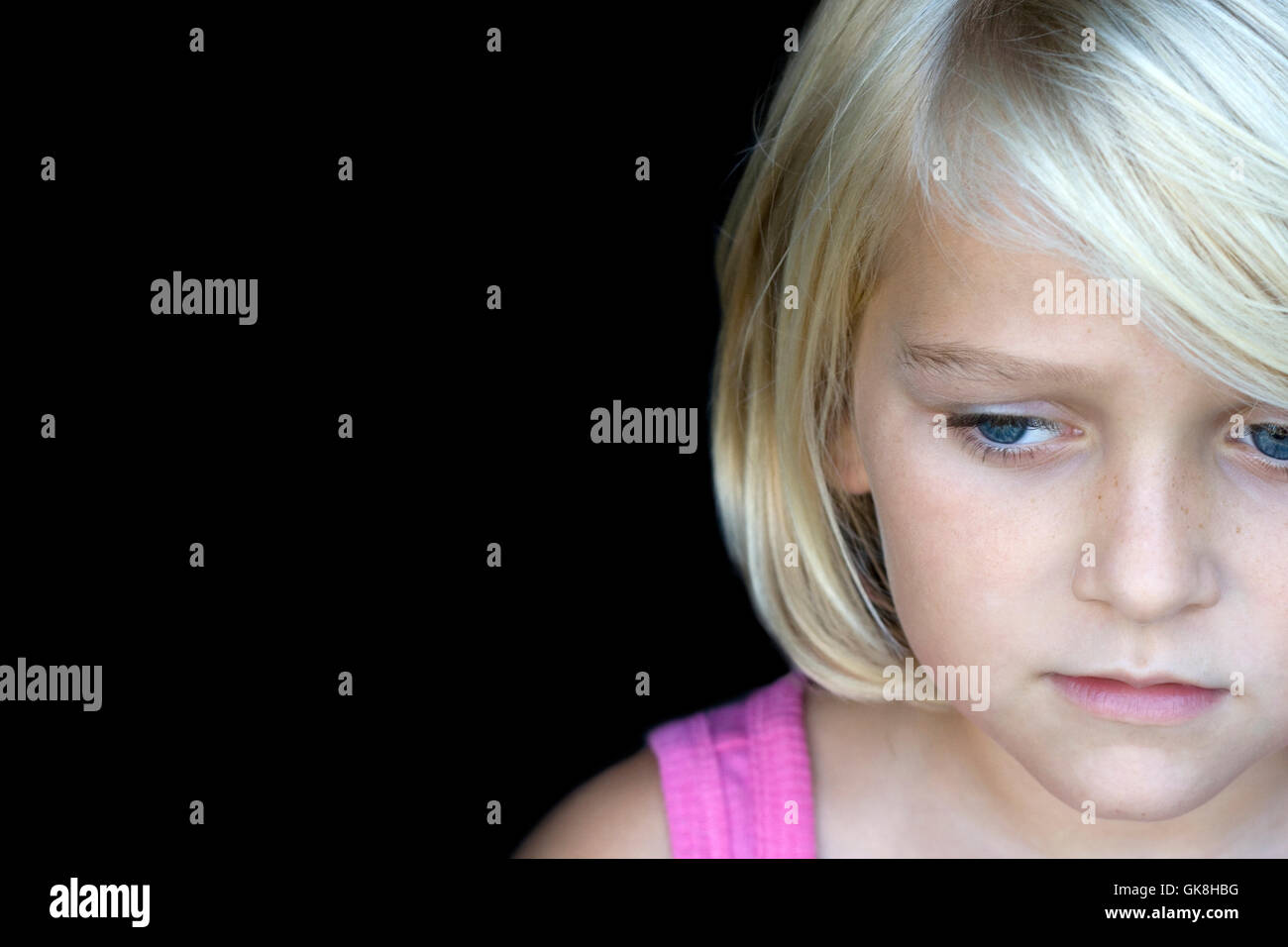 Portrait of a sad girl Stock Photo - Alamy