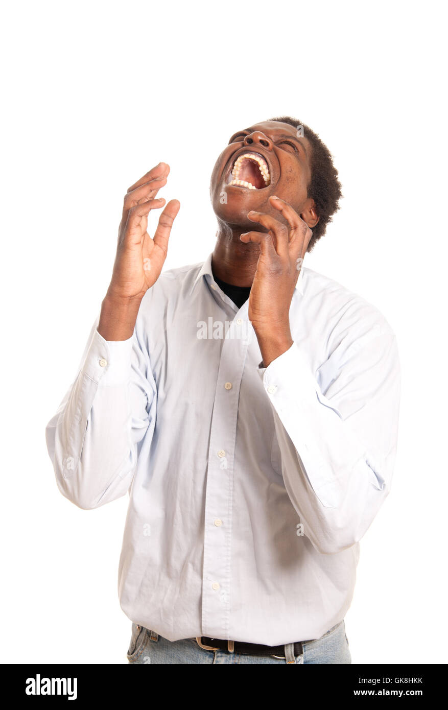 Angry man shouting funny hi-res stock photography and images - Alamy