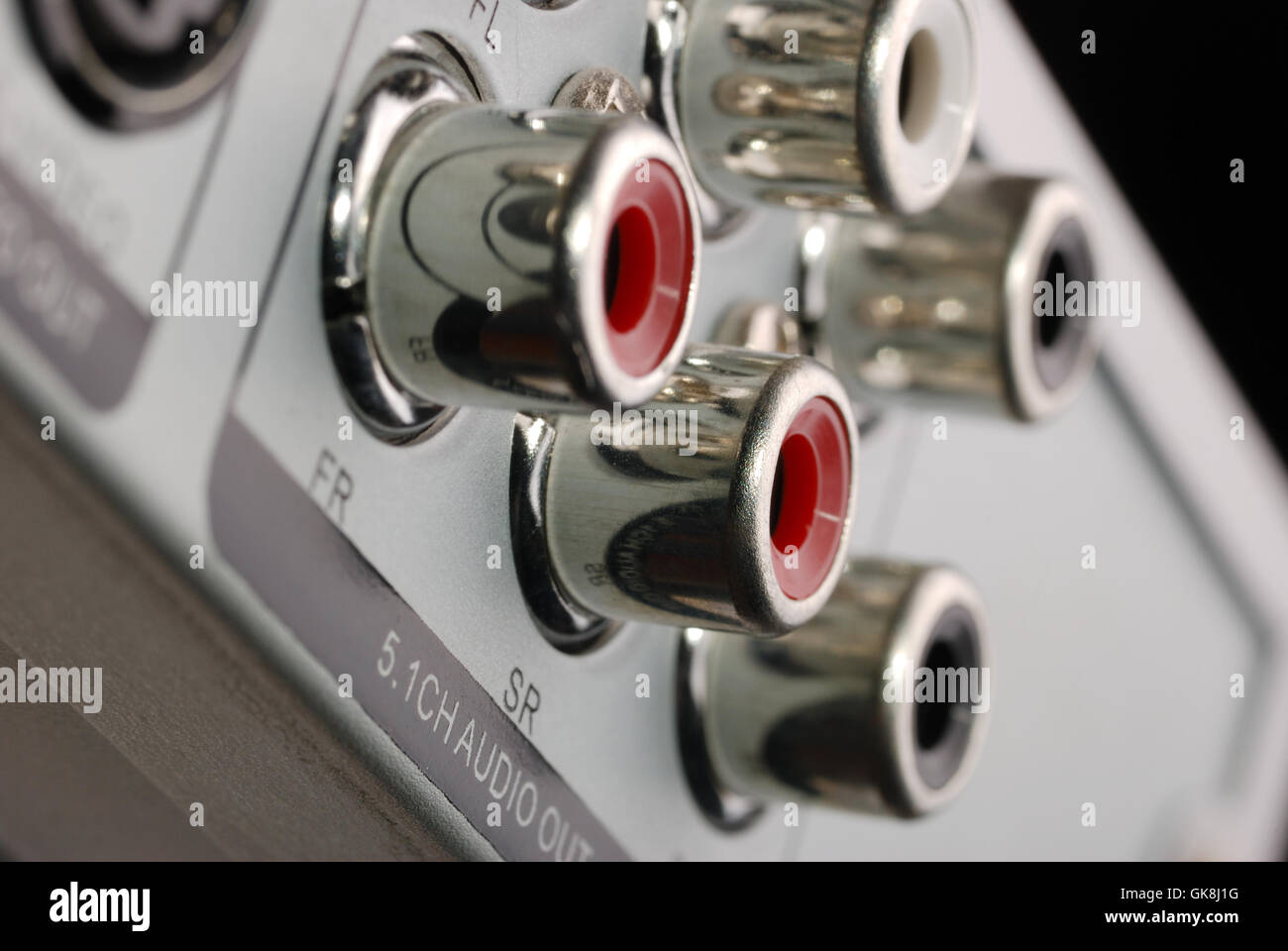 The panel of inputs Stock Photo - Alamy