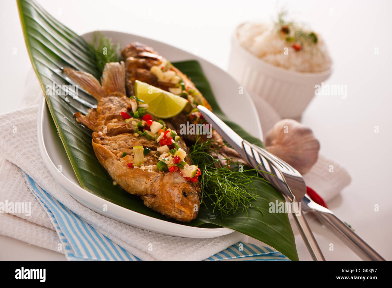 Thick slice of fish hi-res stock photography and images - Alamy