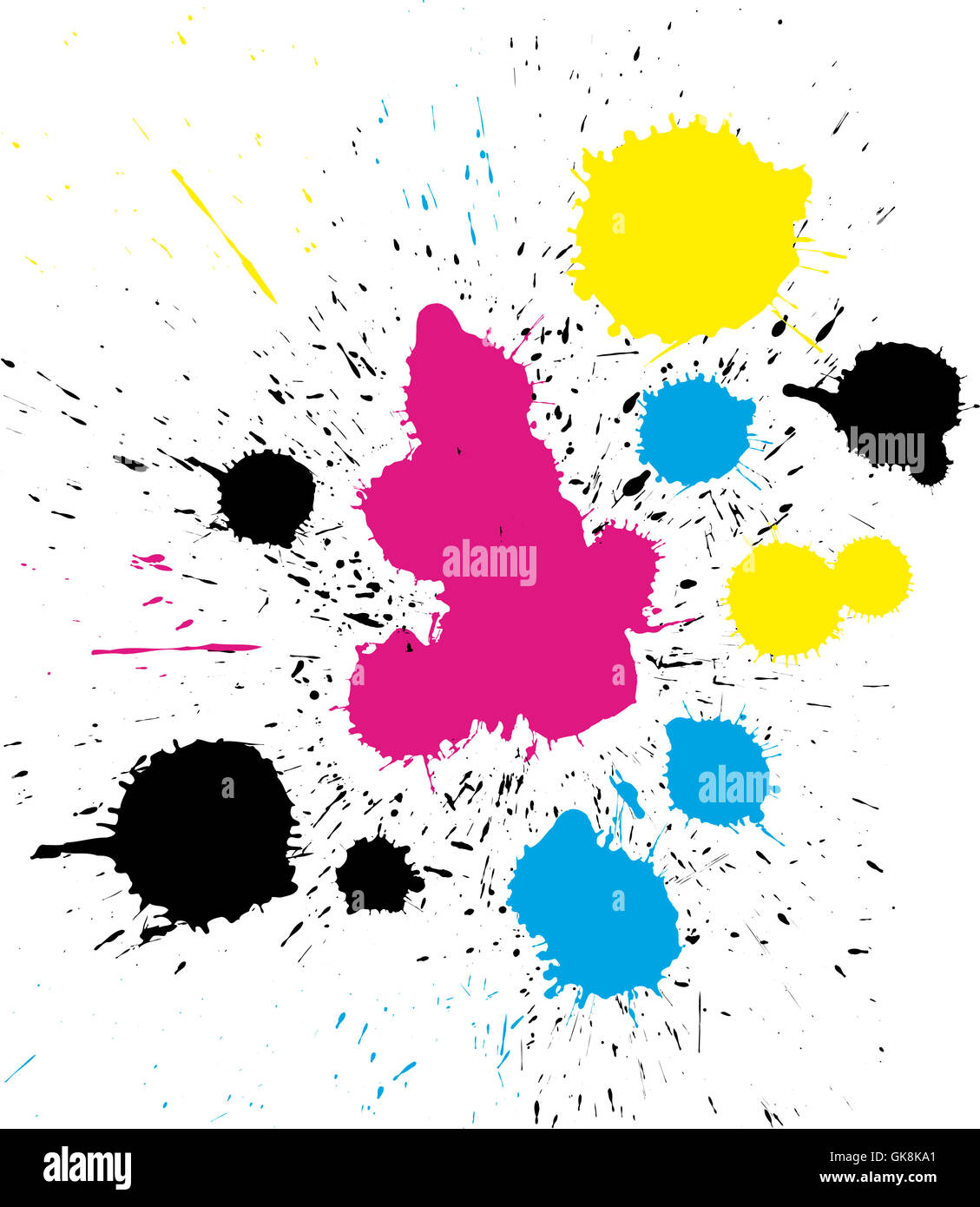 Splash art liquid texture Cut Out Stock Images & Pictures - Alamy