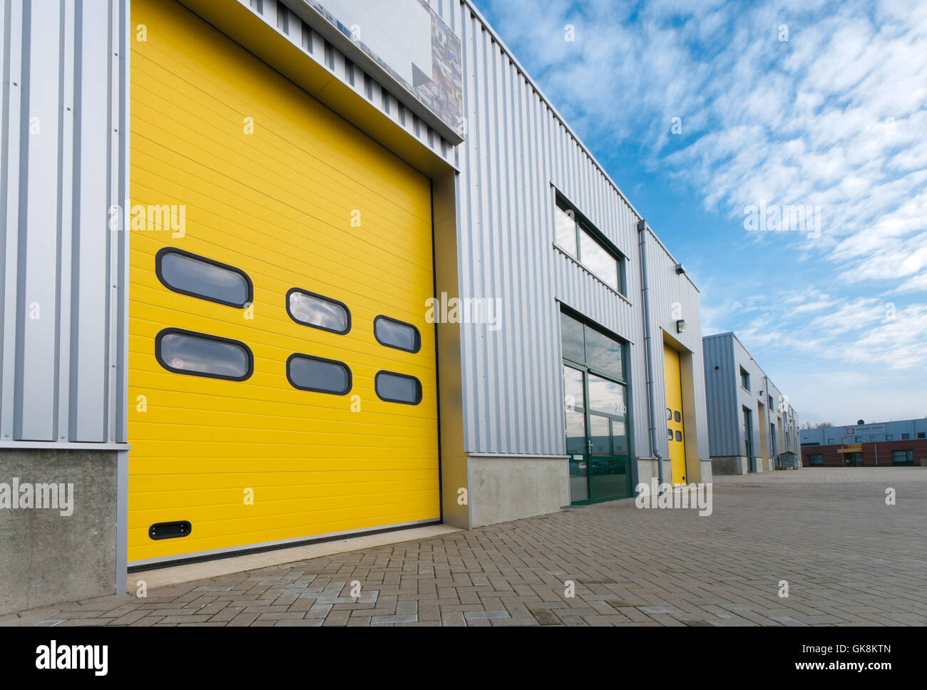 blue park modern Stock Photo - Alamy