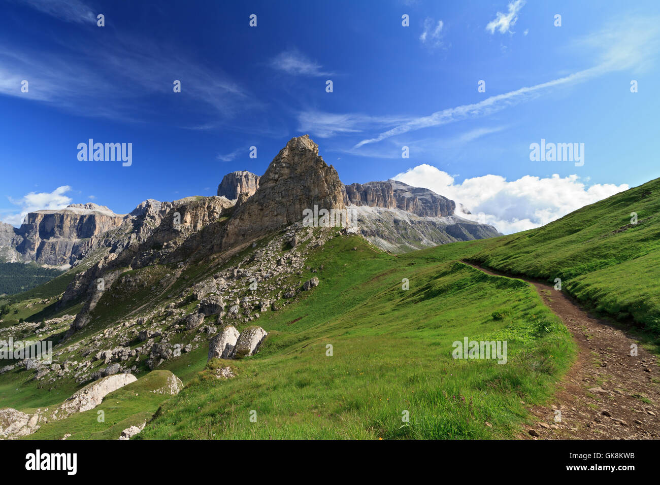 dolomites alps summer Stock Photo - Alamy