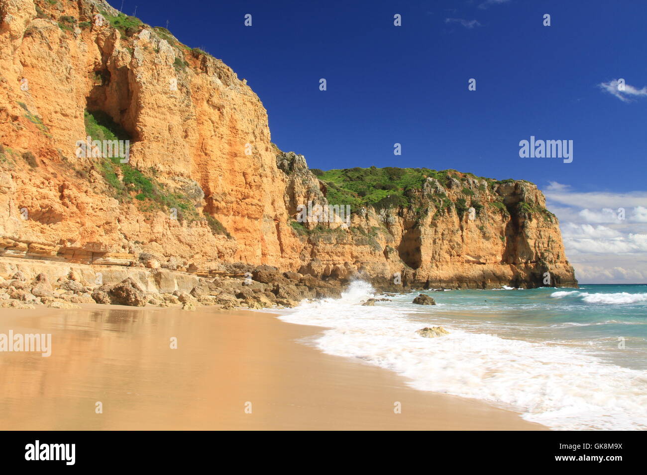 cliffs of algarve Stock Photo - Alamy