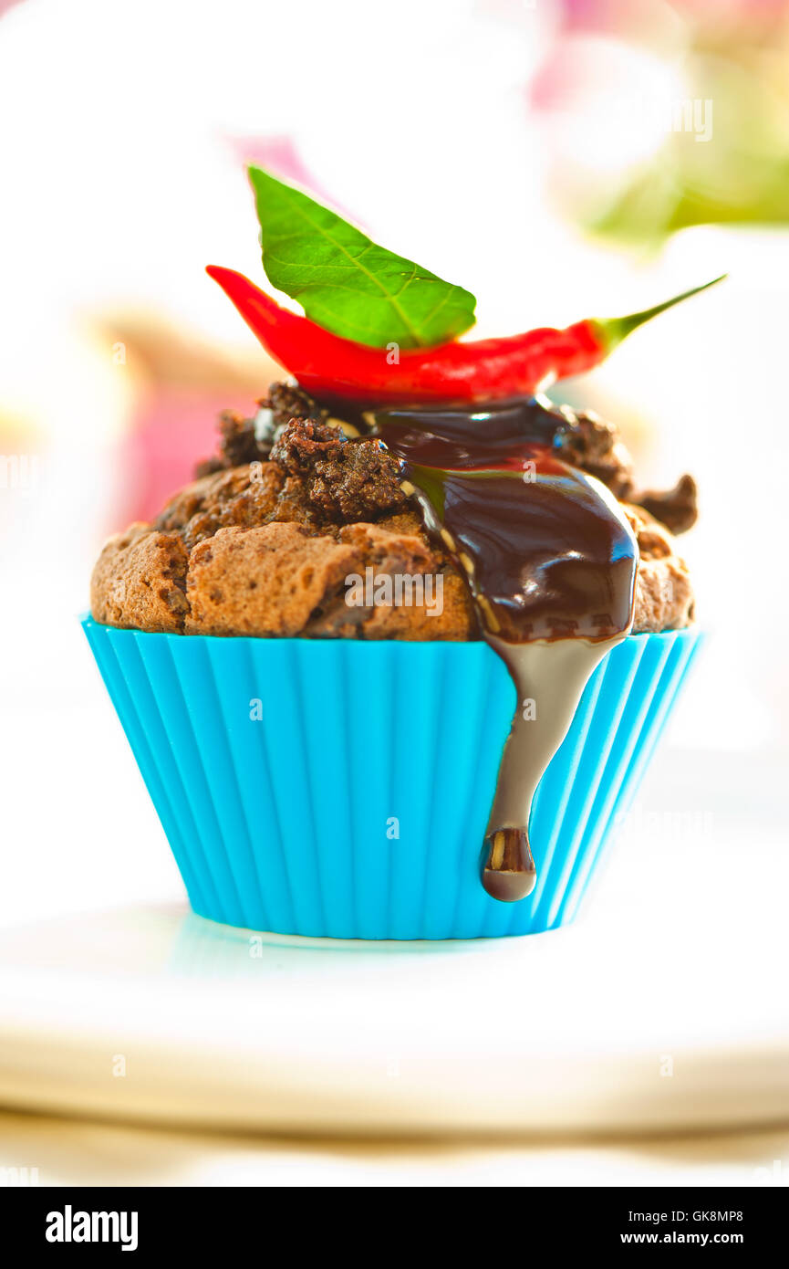 cafe blue food Stock Photo - Alamy