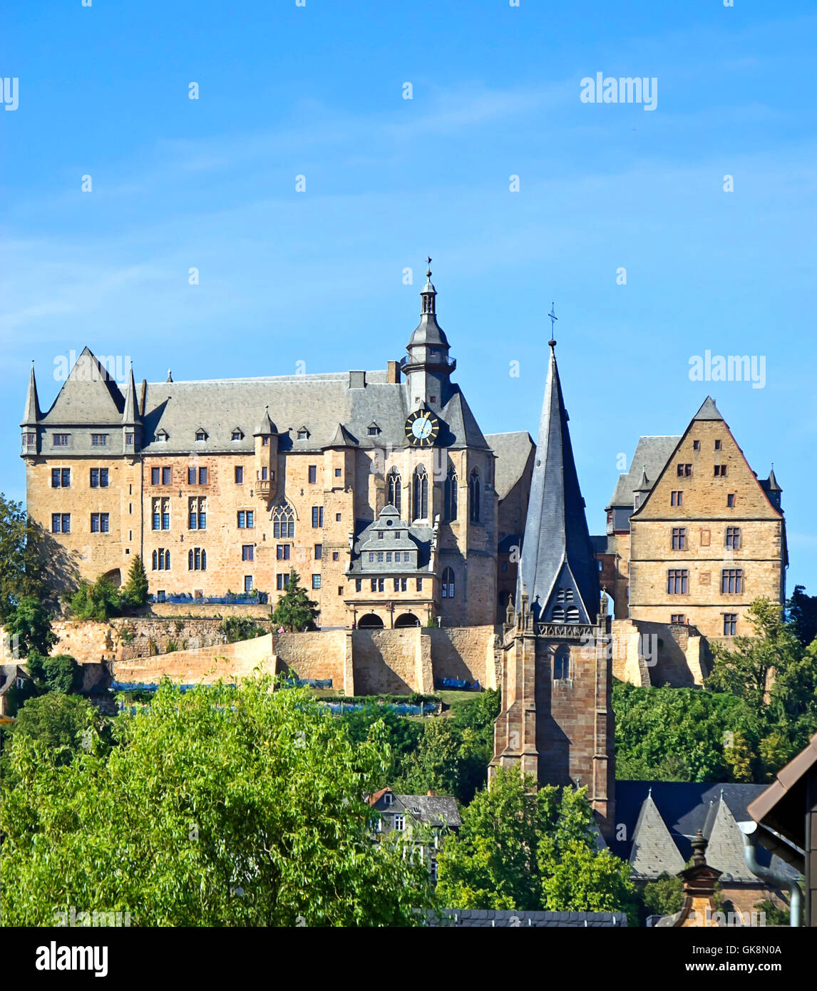 hesse palace chateau Stock Photo - Alamy