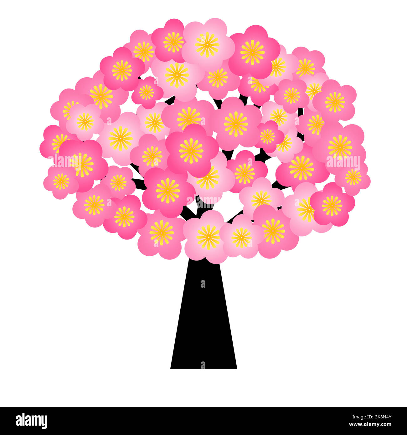 Cherry blossom chinese new year Cut Out Stock Images & Pictures - Alamy