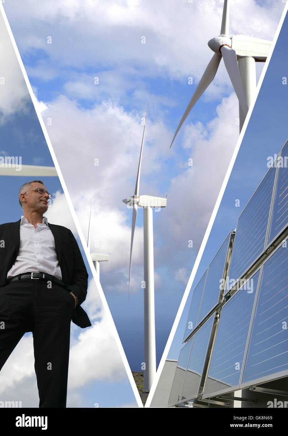 Solar power montage hi-res stock photography and images - Alamy