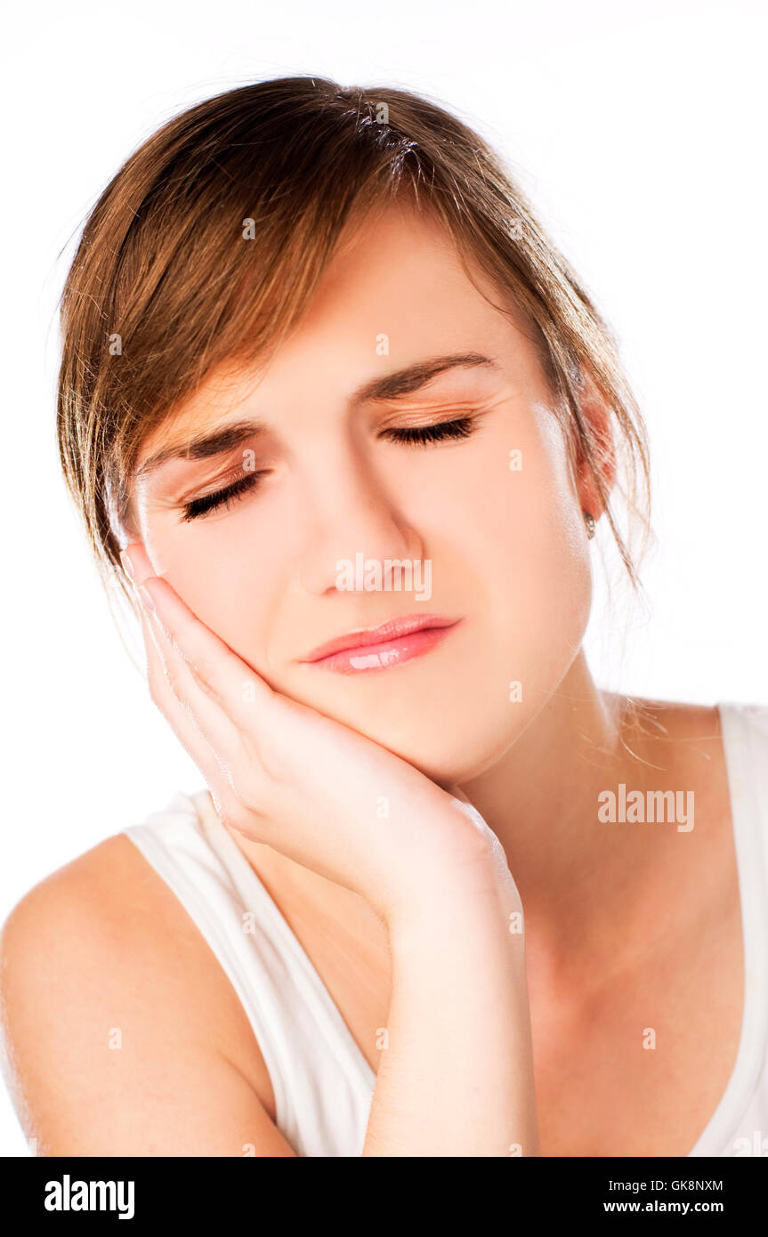woman pain tooth Stock Photo - Alamy