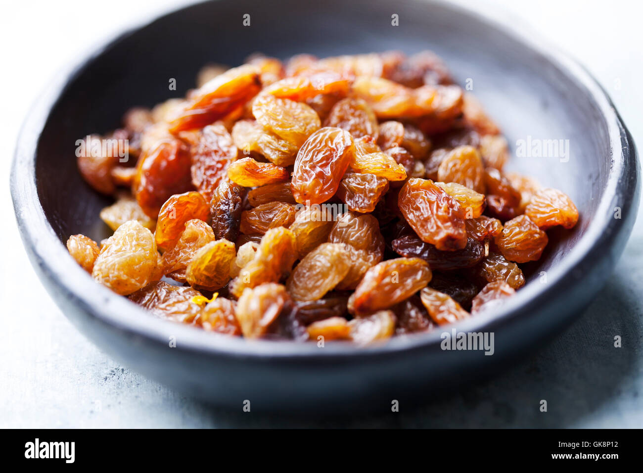 raisins nutrition ingredient Stock Photo - Alamy