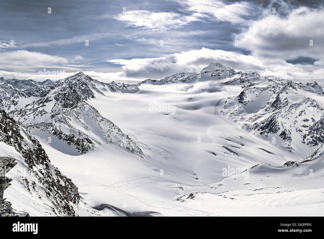 mountains winter alps Stock Photo - Alamy
