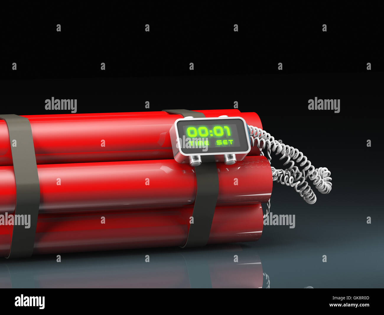 Tnt dynamite red bomb timer hi-res stock photography and images - Alamy