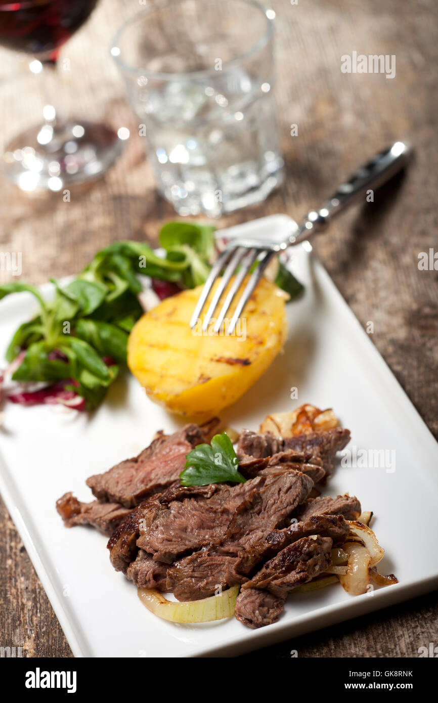 Steak plate cut out hi-res stock photography and images - Alamy
