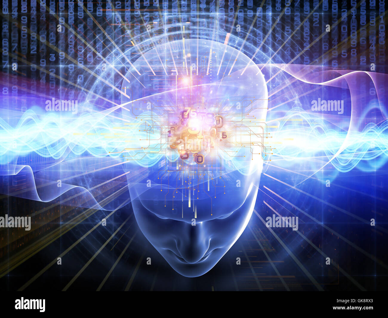 calculation art composition Stock Photo - Alamy