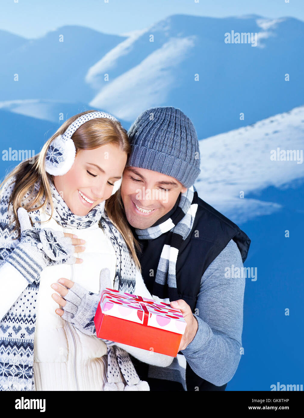 winter snow coke Stock Photo - Alamy