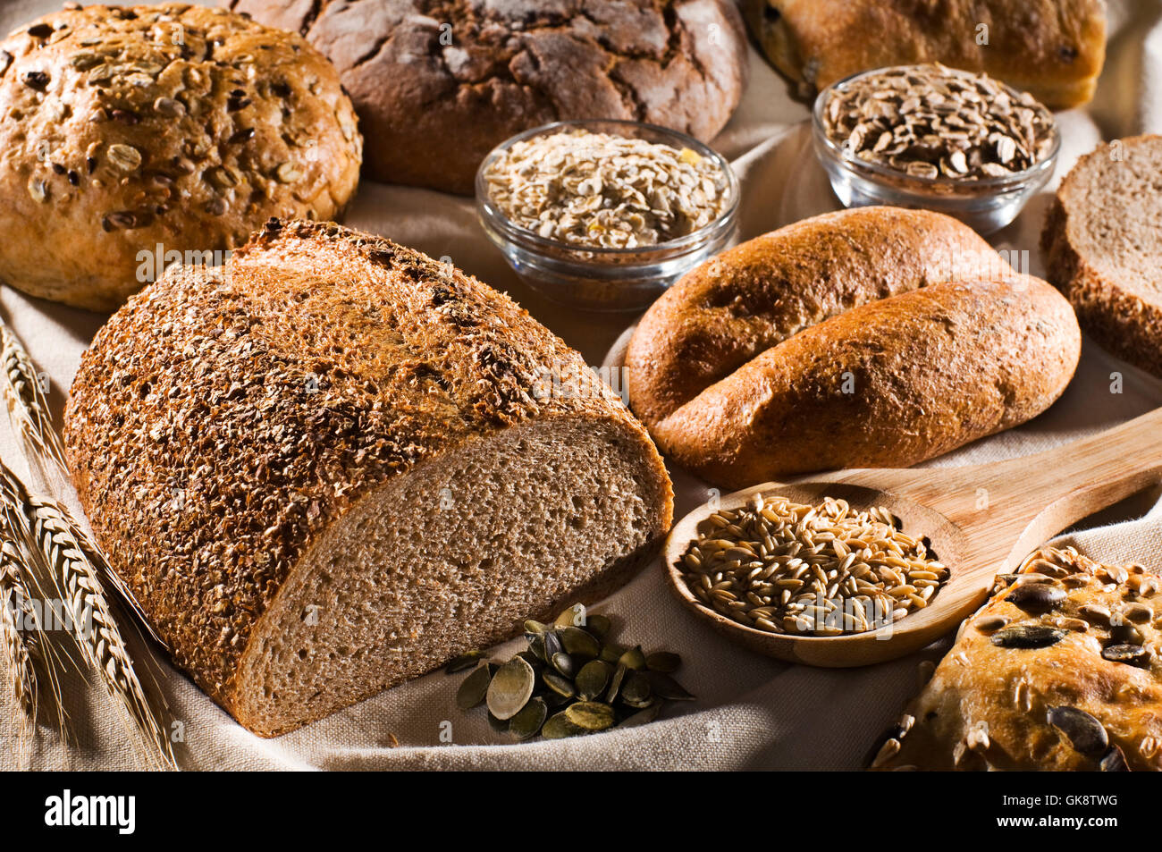 bread grain diet Stock Photo - Alamy