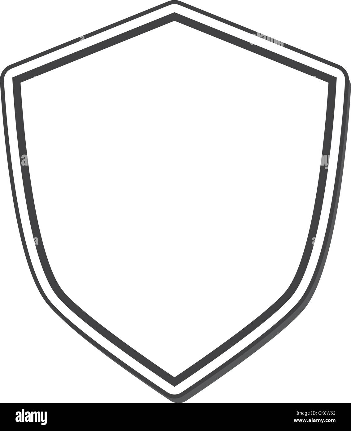 shield frame security label design Stock Vector Image & Art - Alamy