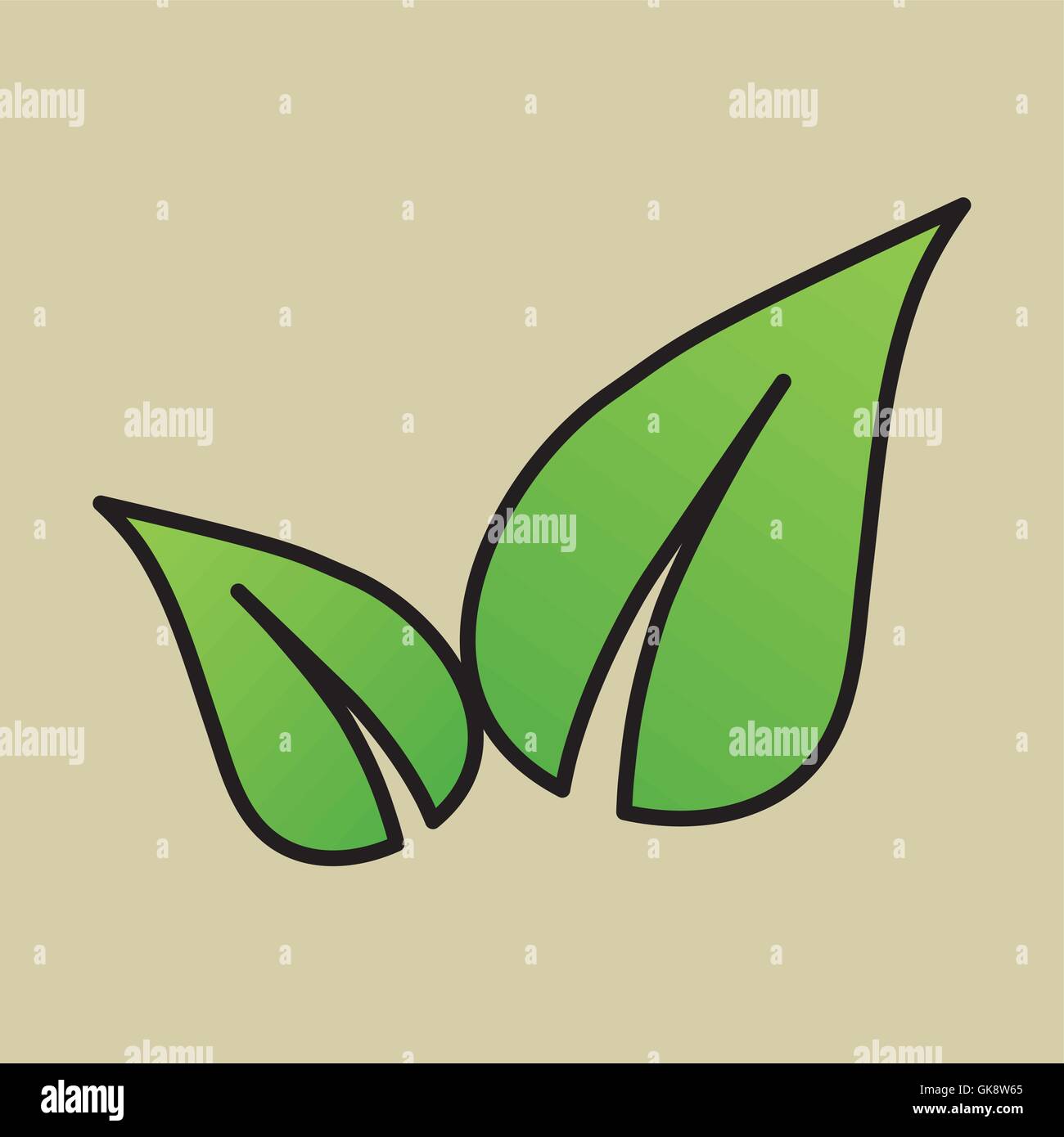 eco leaf design , vector illustration Stock Vector Image & Art - Alamy