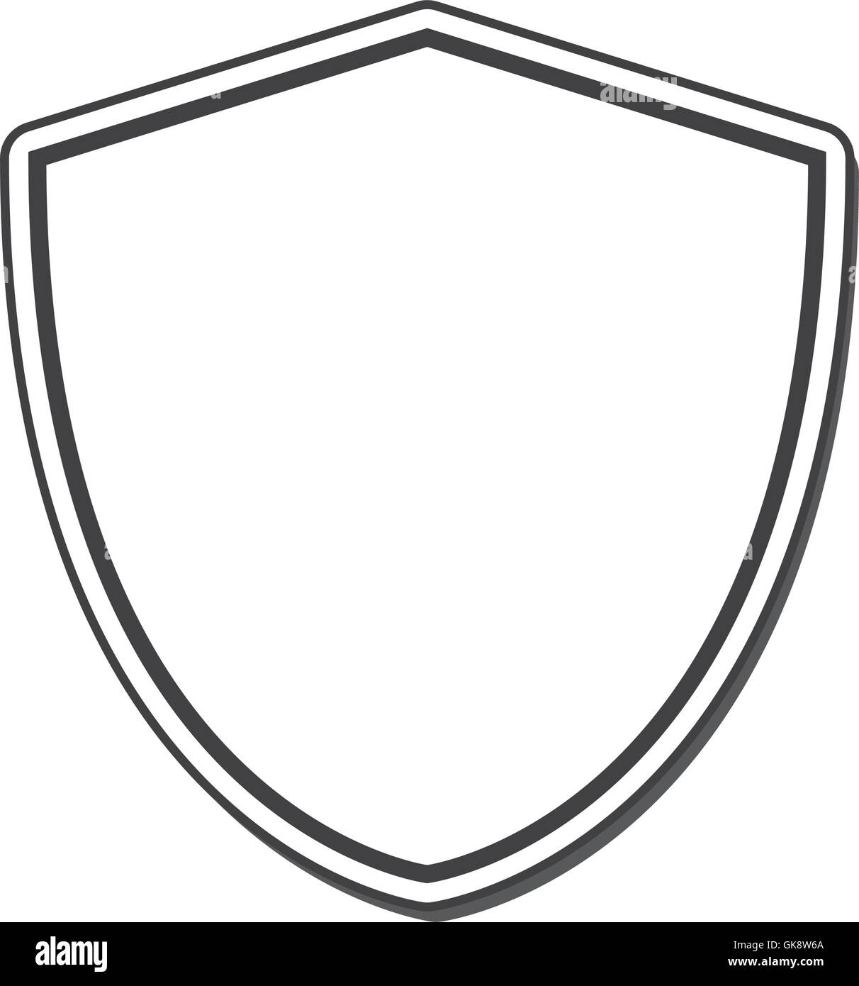 shield frame security label design Stock Vector Image & Art - Alamy