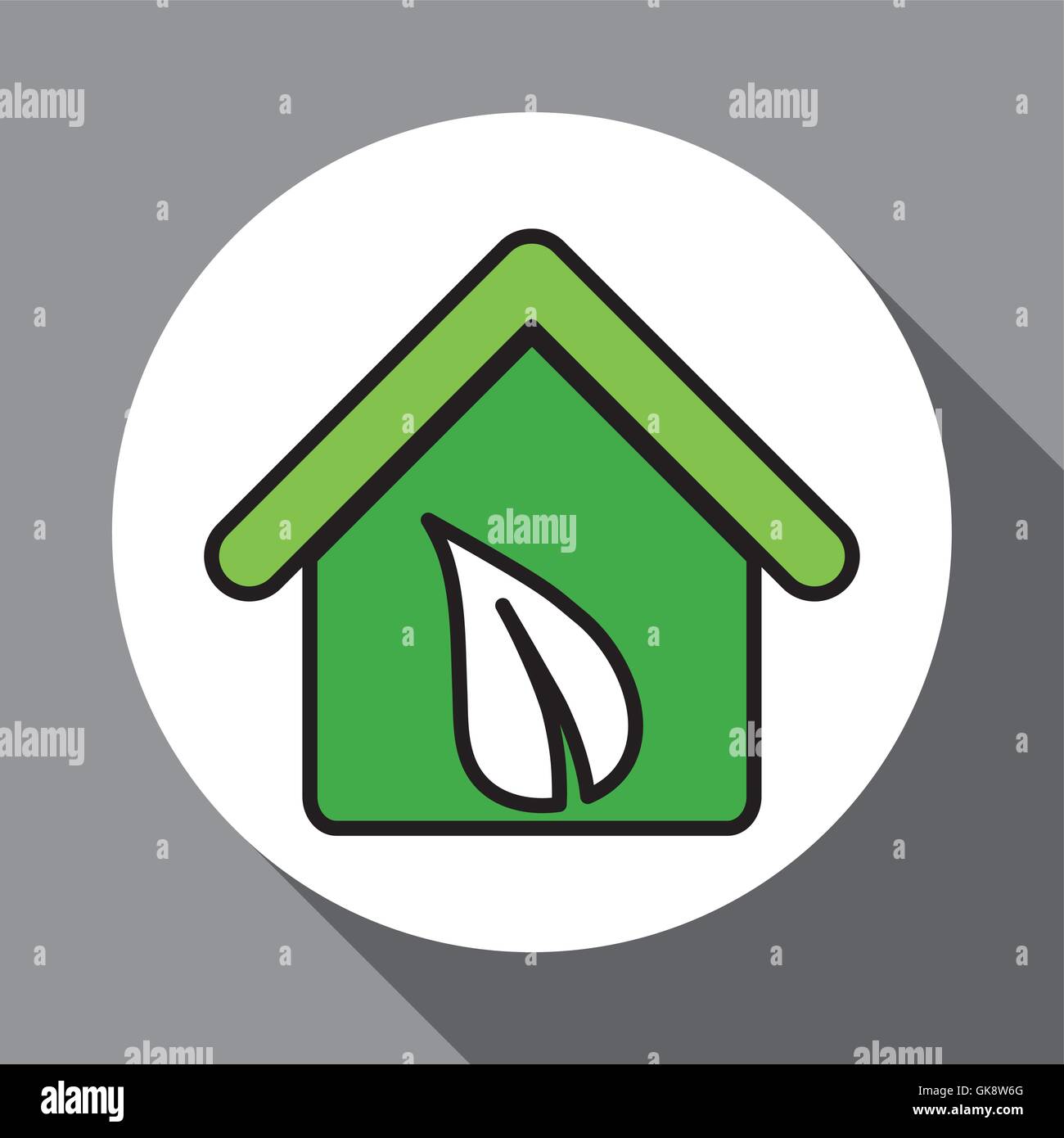 eco house design , vector illustration Stock Vector Image & Art - Alamy