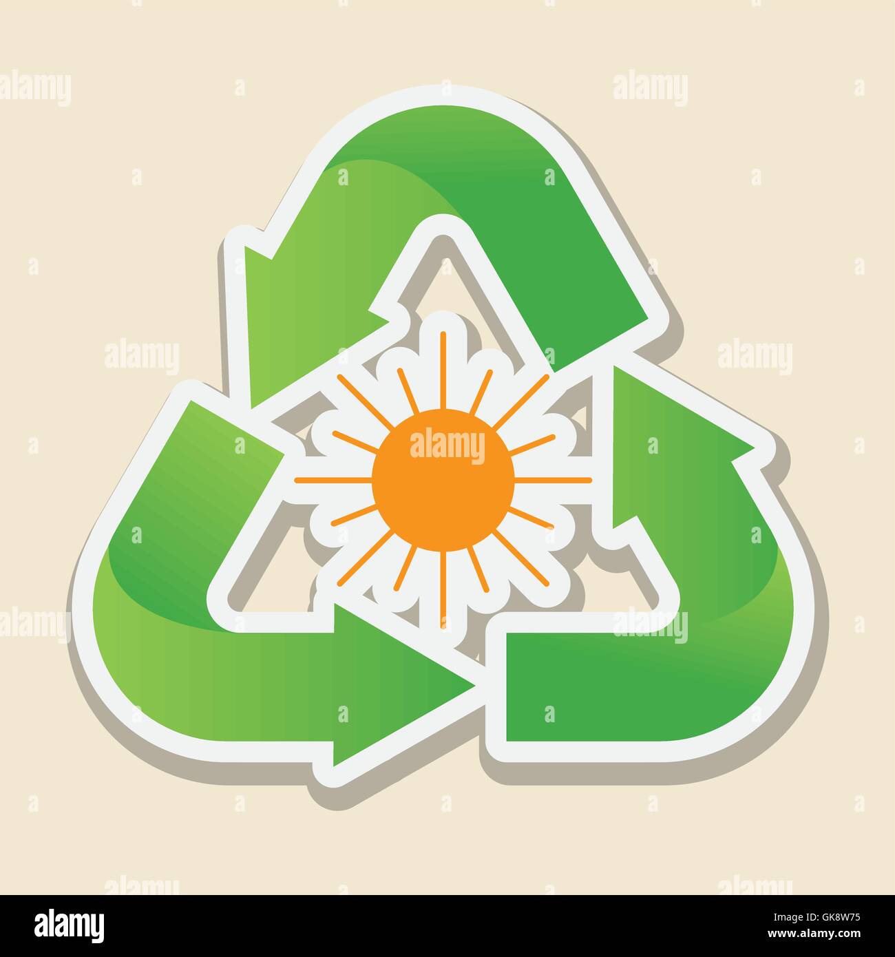 eco sun design , vector illustration Stock Vector Image & Art - Alamy