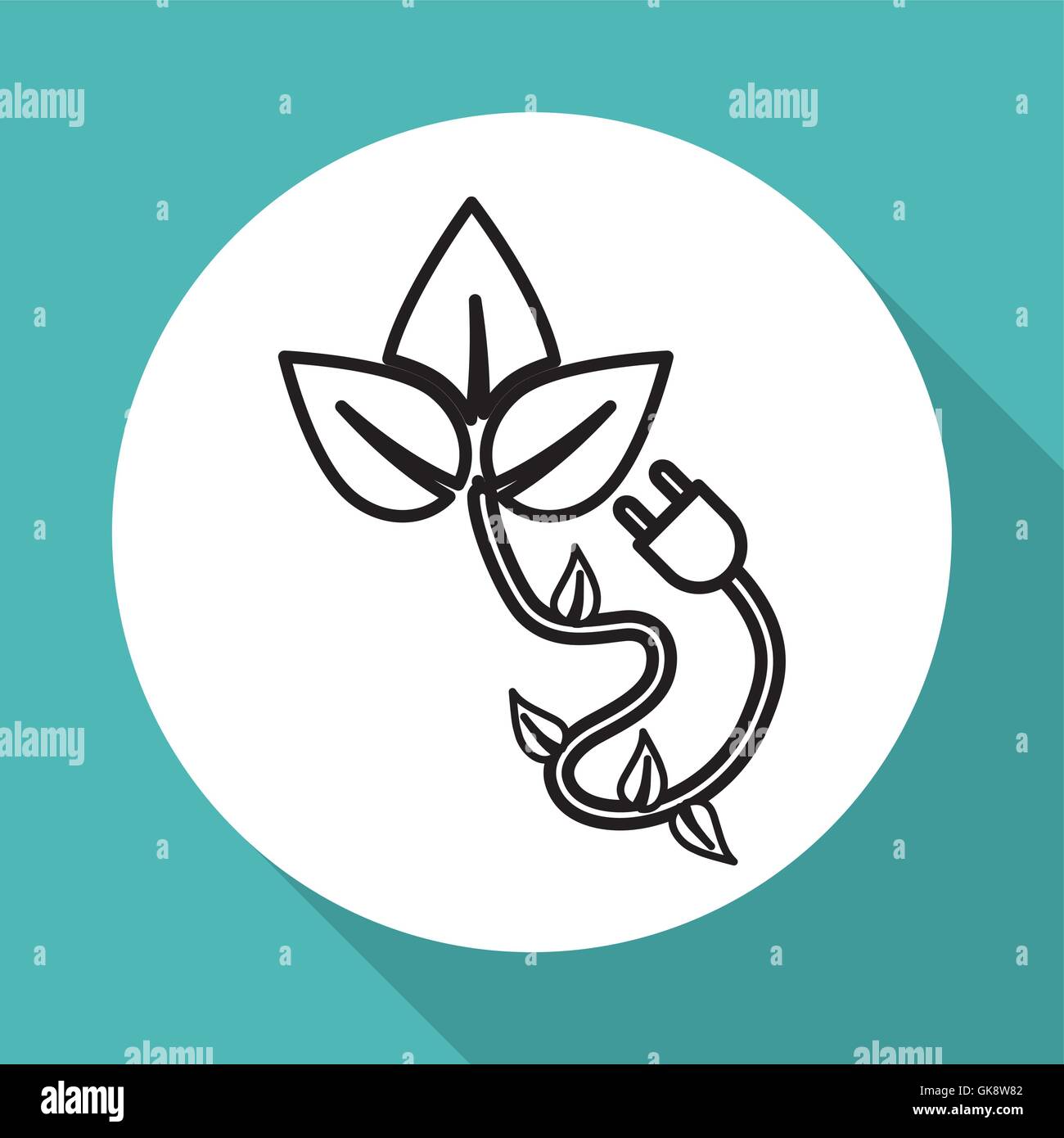 eco leaf design , vector illustration Stock Vector Image & Art - Alamy
