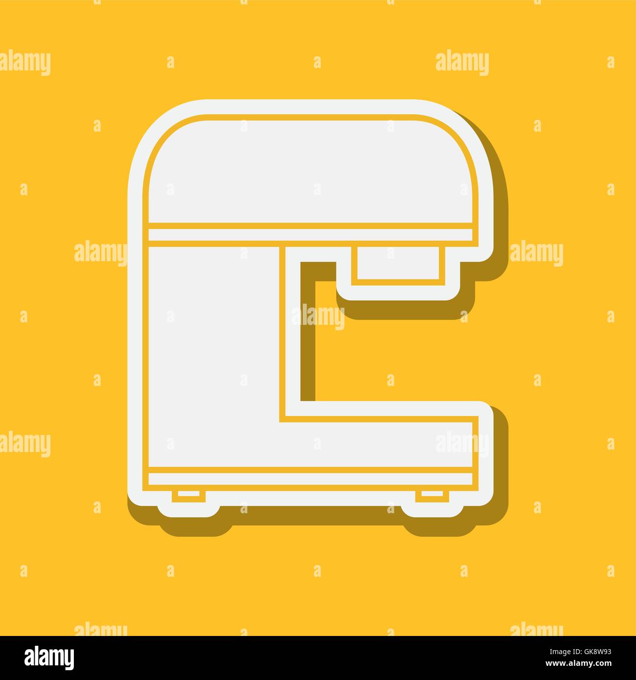 coffee machine design , vector illustration Stock Vector Image & Art ...