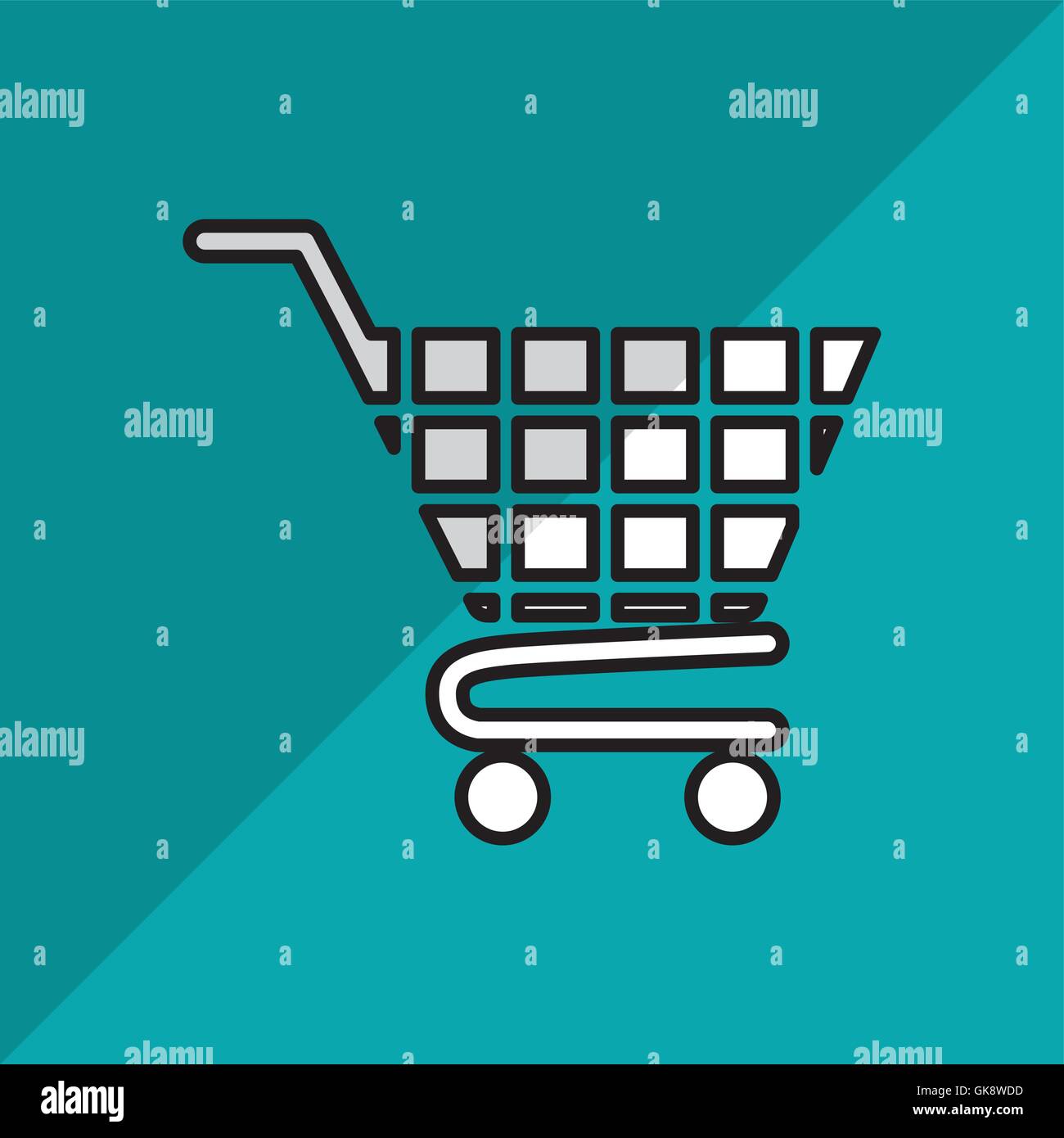 shopping cart design , vector illustration Stock Vector Image & Art - Alamy