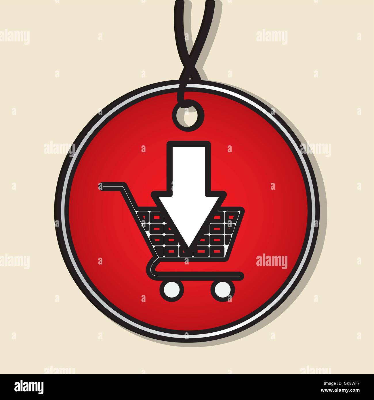 shopping cart design , vector illustration Stock Vector Image & Art - Alamy