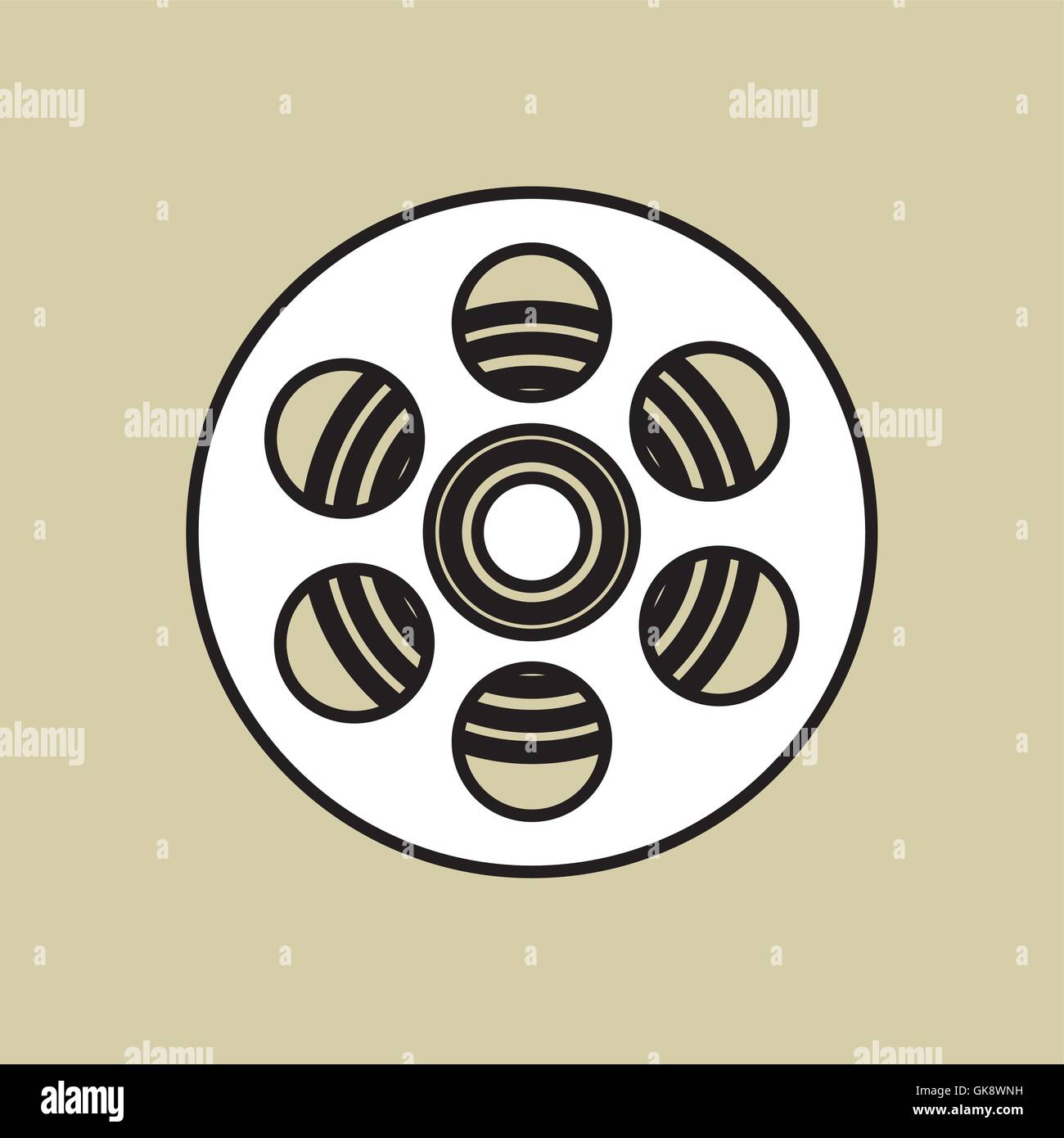film reel design , vector illustration, vector illustration Stock ...