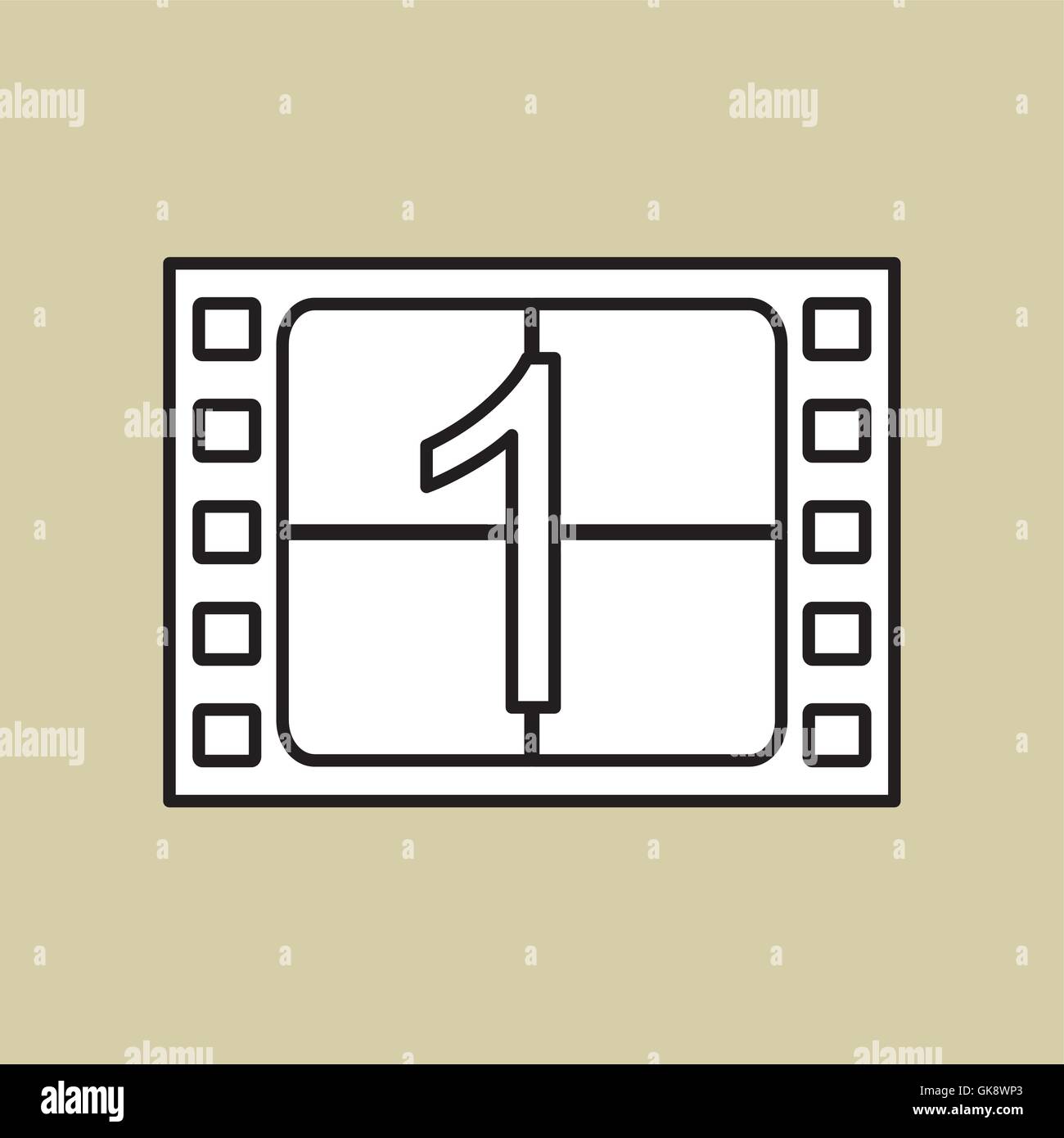 film reel design , vector illustration, vector illustration Stock ...