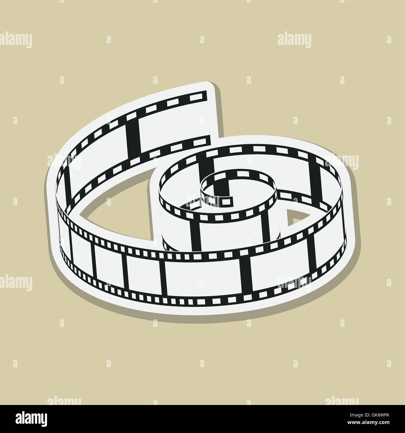 film reel design , vector illustration, vector illustration Stock ...