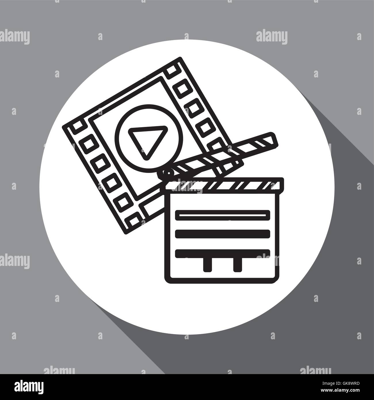 film reel design , vector illustration, vector illustration Stock ...