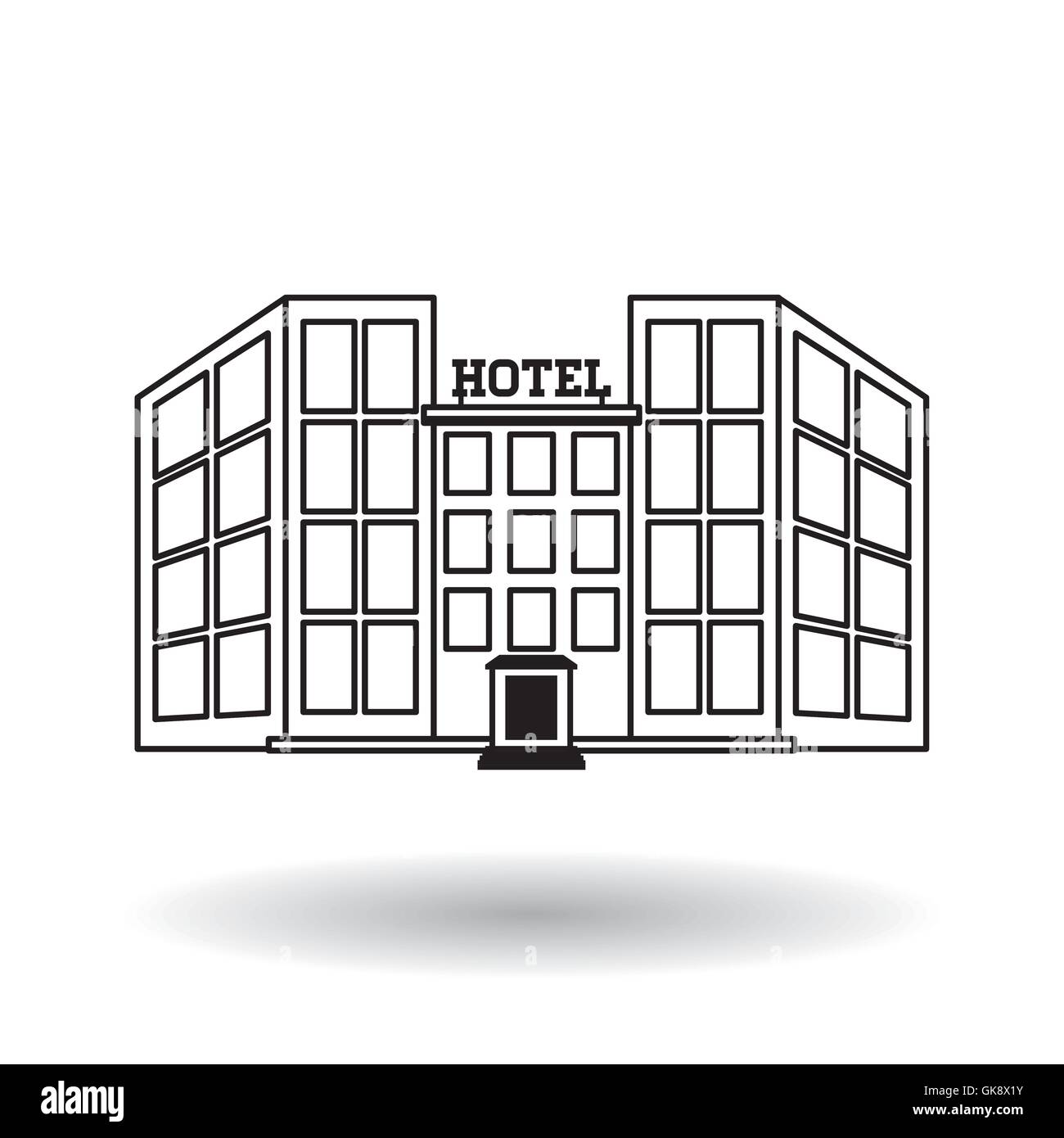 Hotel vector illustration , vector icon Stock Vector Image & Art - Alamy