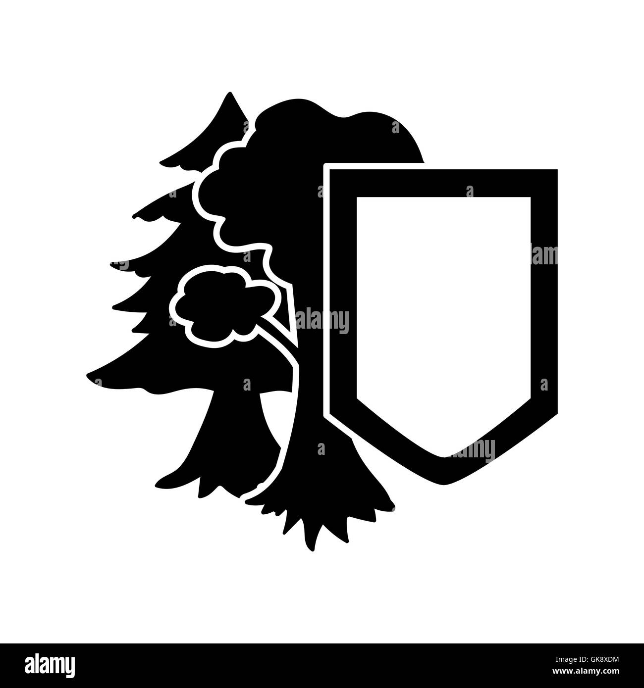 Environment Protection Sticker. Ecology and nature protection icon ...