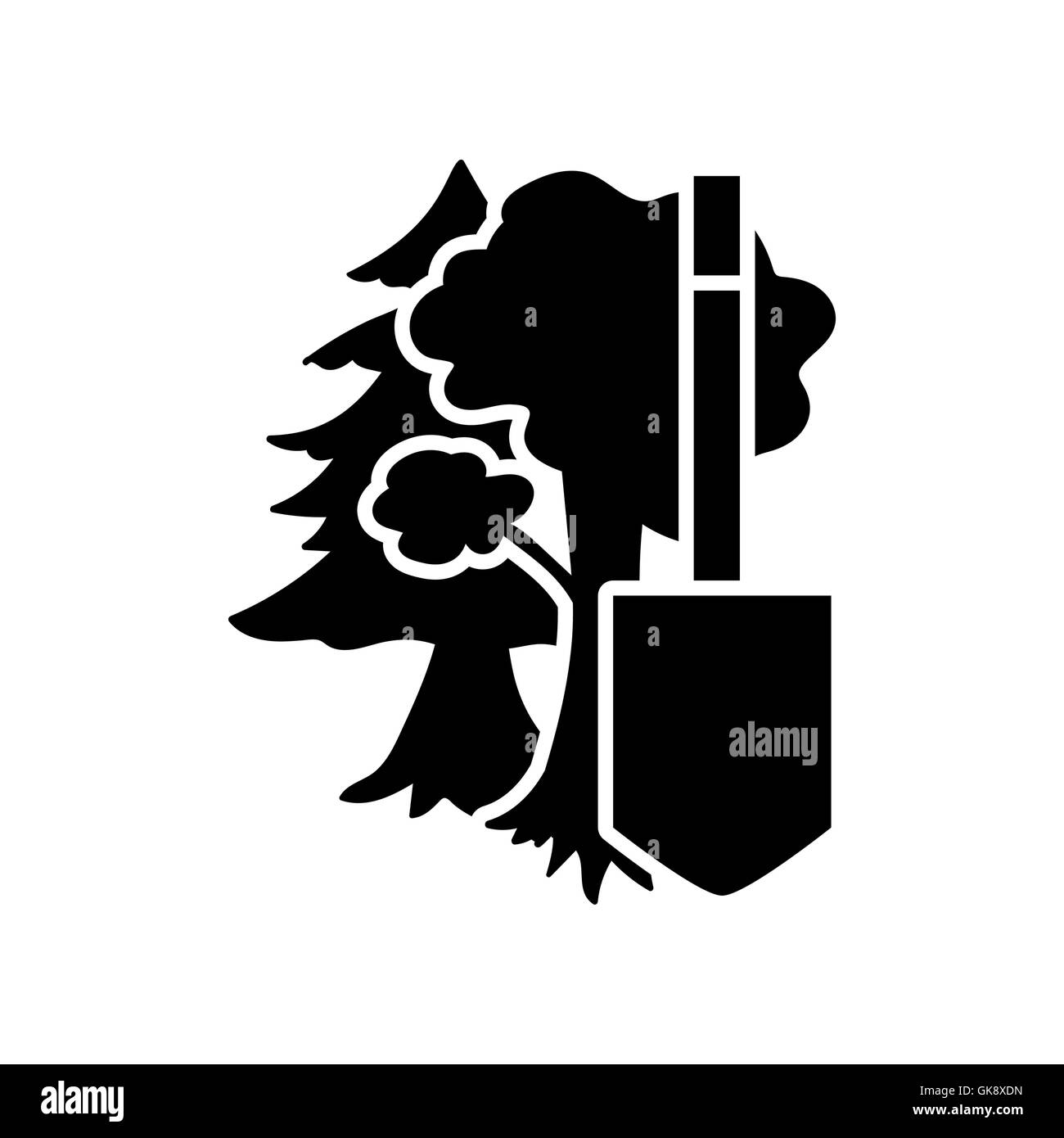 Environment Protection Sticker. Ecology and nature protection icon ...