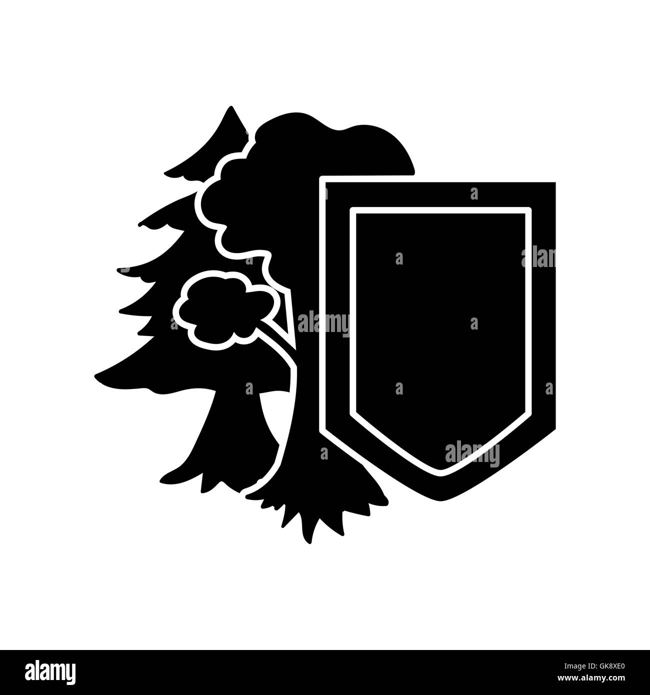 Environment Protection Sticker. Ecology and nature protection icon ...