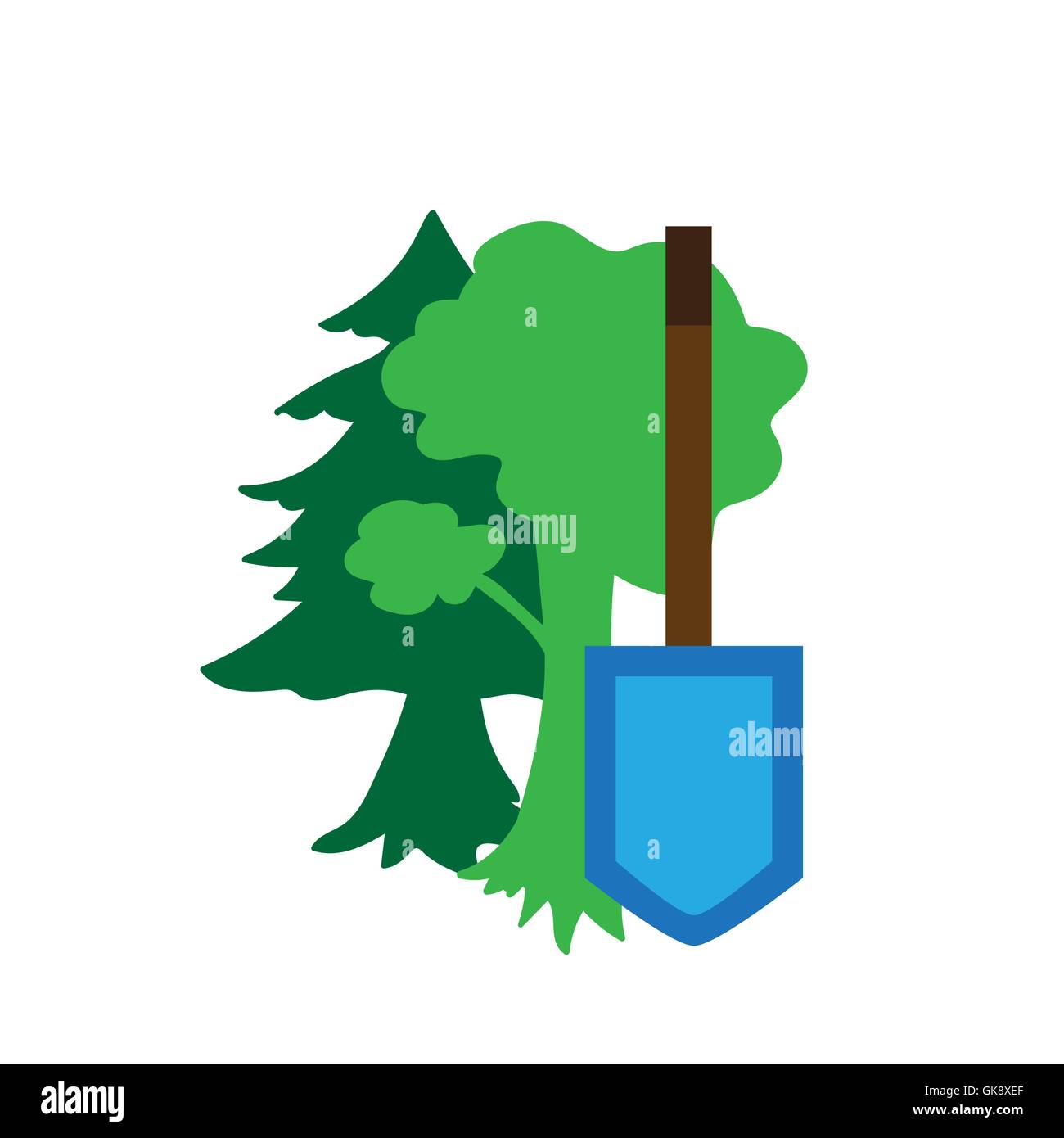 Environment Protection Sticker. Ecology and nature protection icon ...