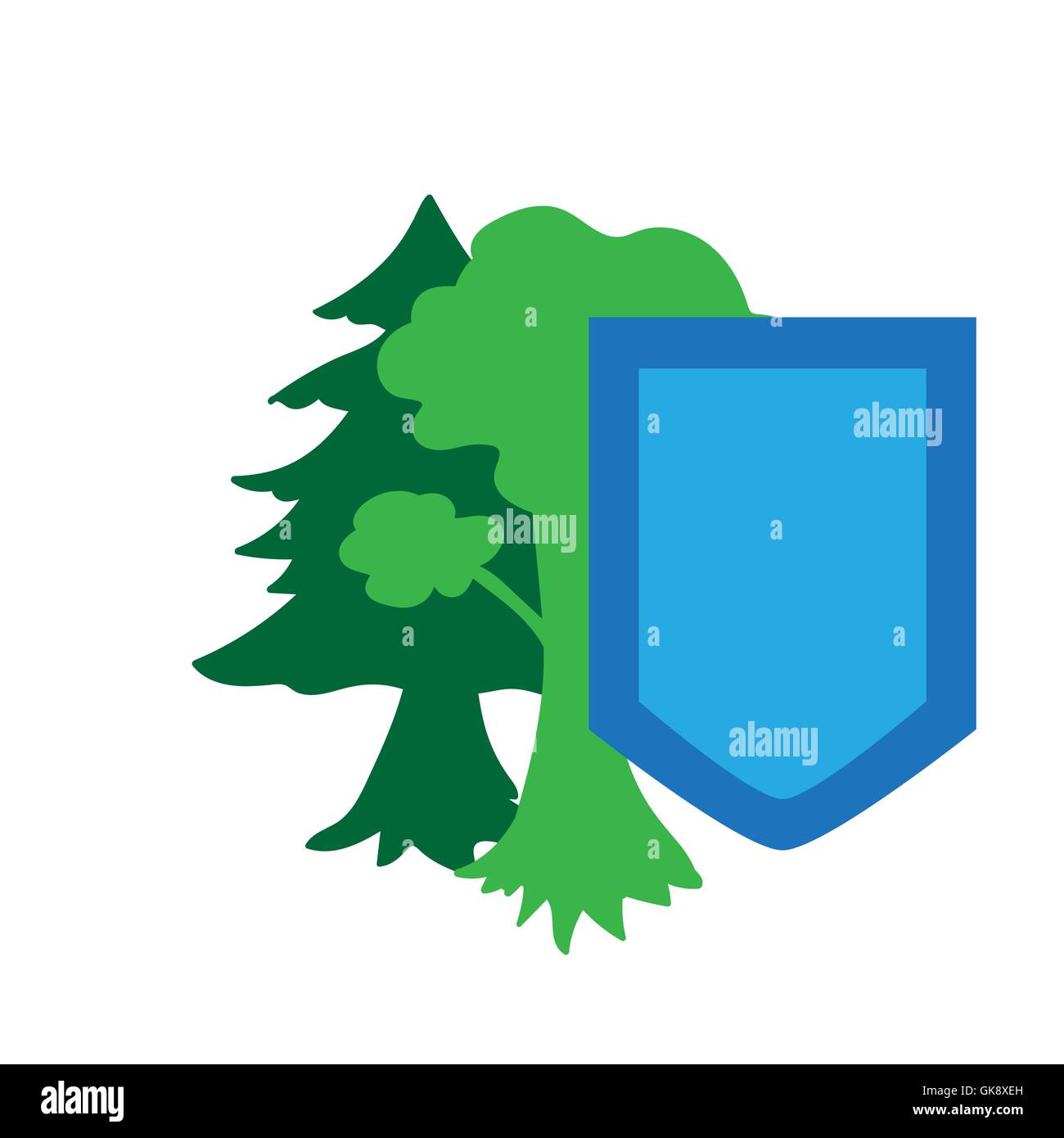 Environment Protection Sticker. Ecology and nature protection icon ...