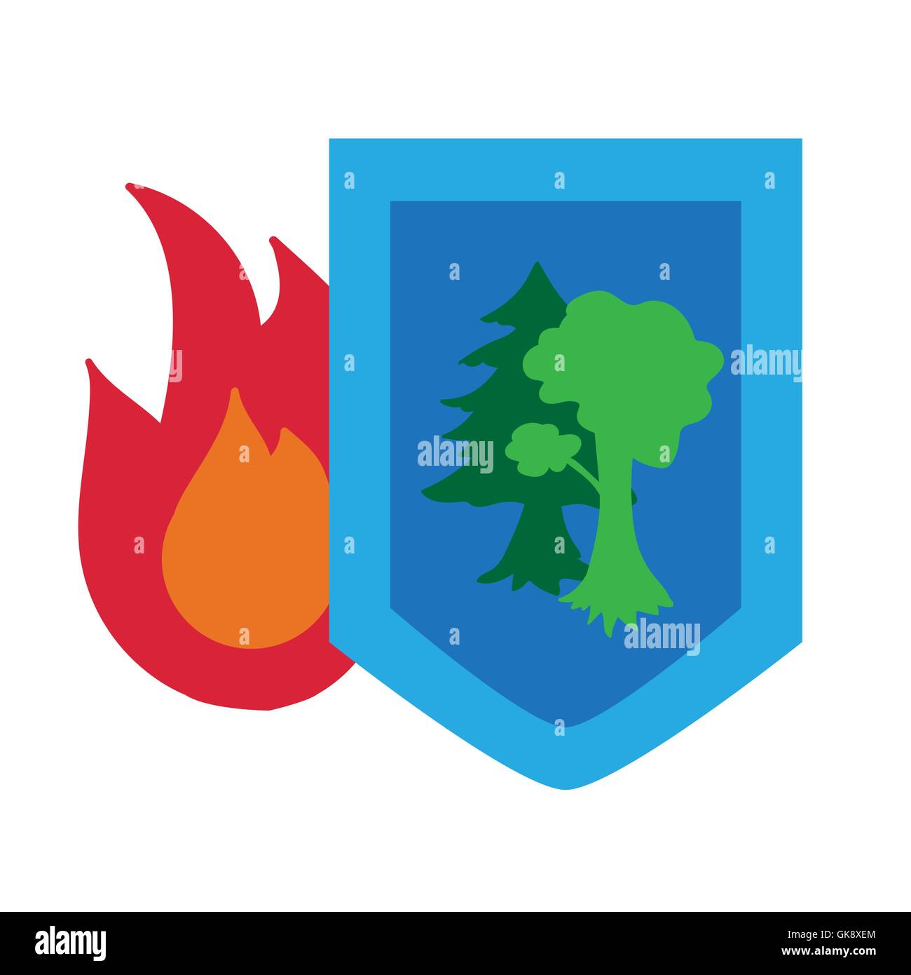 Environment Protection Sticker. Ecology and nature protection icon ...