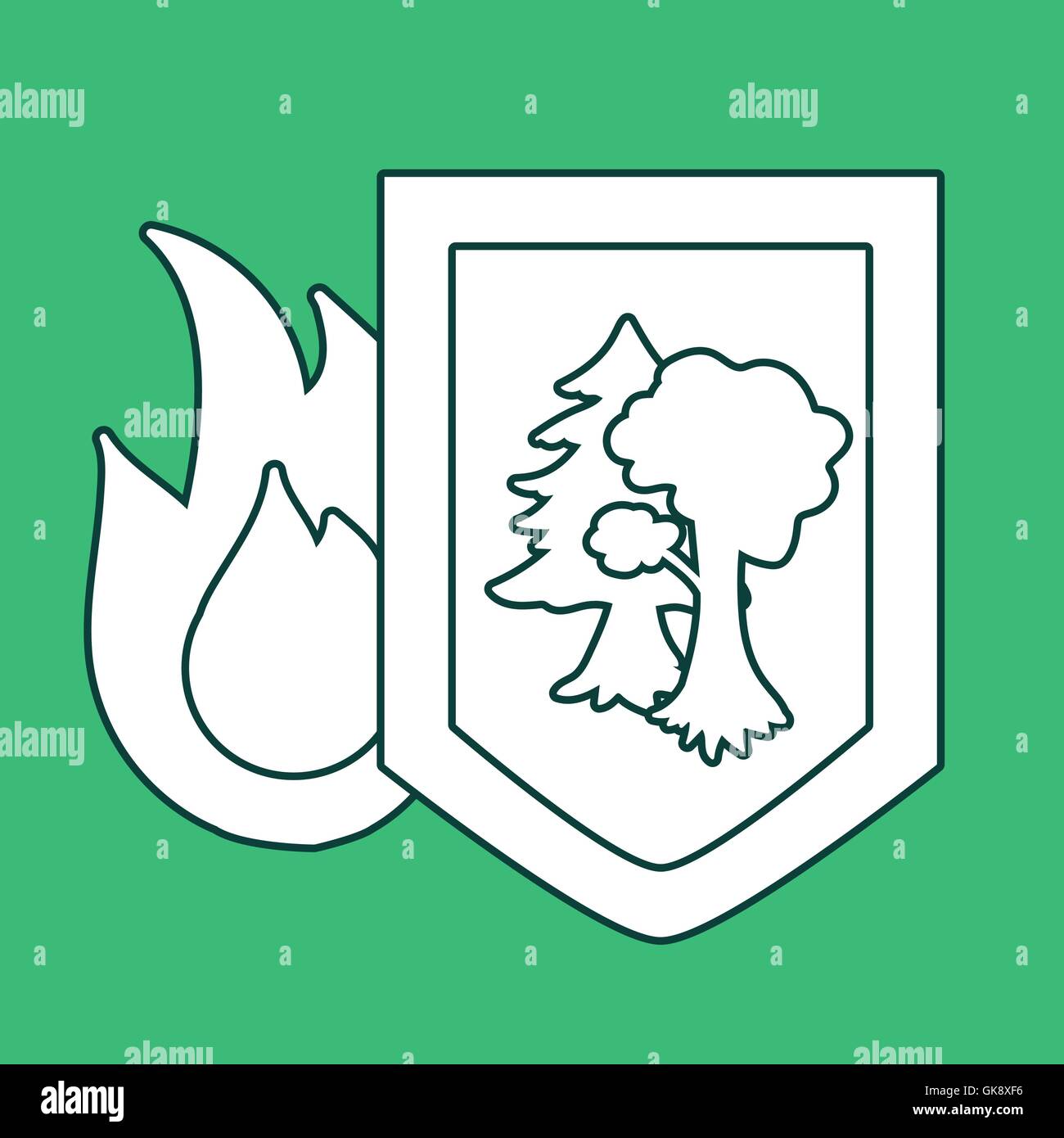 Environment Protection Sticker. Ecology and nature protection icon ...