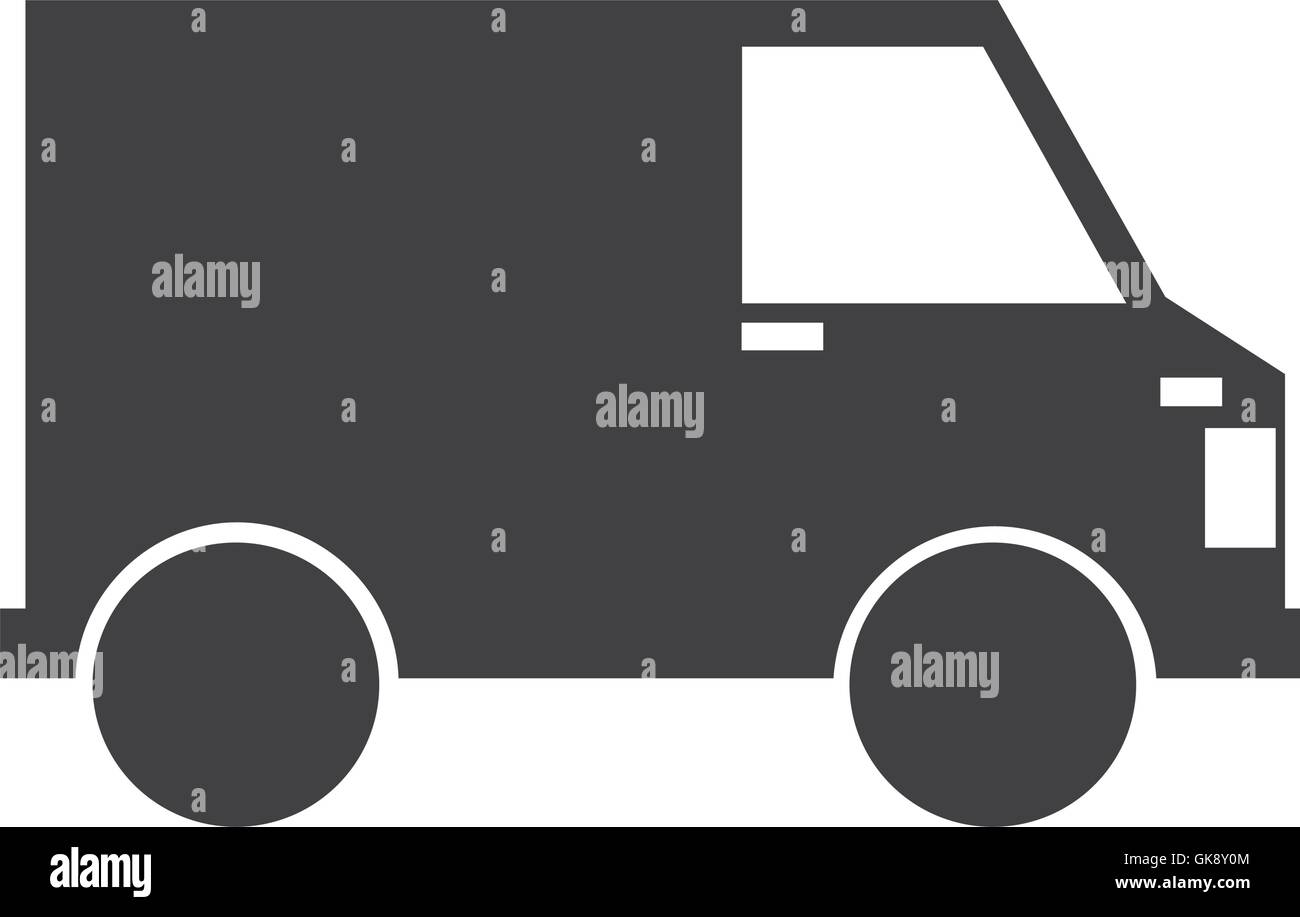 delivery truck van isolated icon Stock Vector Image & Art - Alamy